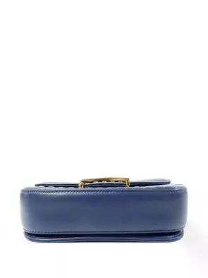 Prada Quilted Chain Shoulder Bag - Blue