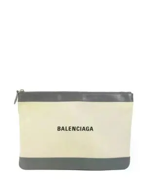 Balenciaga Silver Tone Clutches