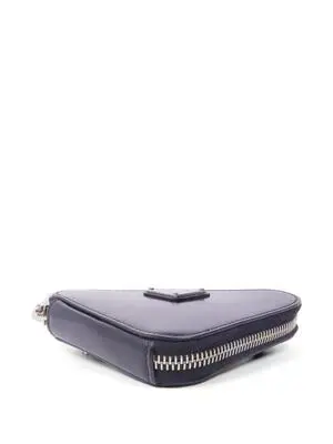 Prada Logo Detail Crossbody Bag - Black
