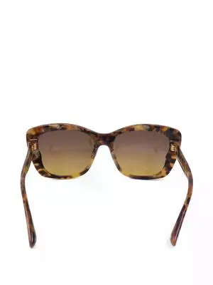 Miu Miu Tortoiseshell Effect Cat-eye Sunglasses