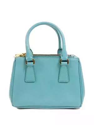 Prada Galleria Leather Shoulder Bag - Blue