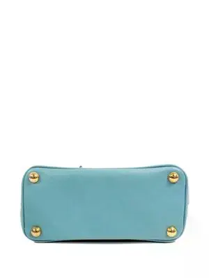 Prada Galleria Leather Shoulder Bag - Blue