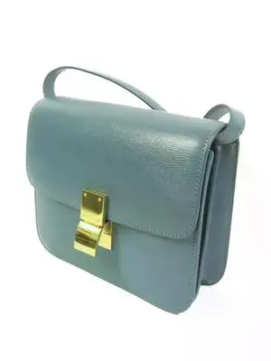 Celine Classic Box Shoulder Bag - Blue