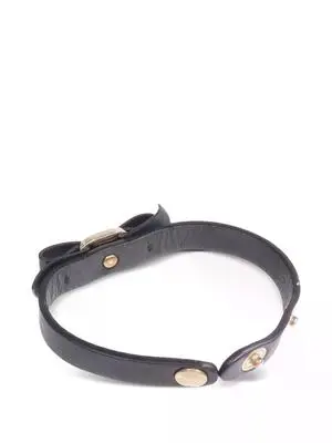FERRAGAMO Vara Bow Leather Bracelet