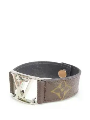 LOUIS VUITTON Monogram Canvas Bracelet - Silver
