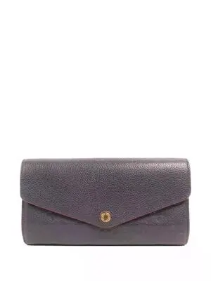 LOUIS VUITTON Sarah Long Wallet - Blue