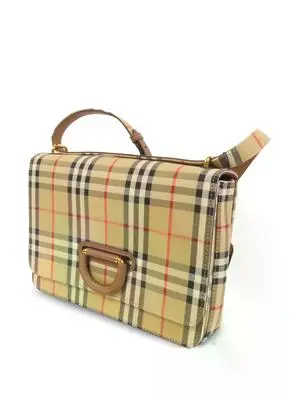 Burberry Check D-ring Shoulder Bag