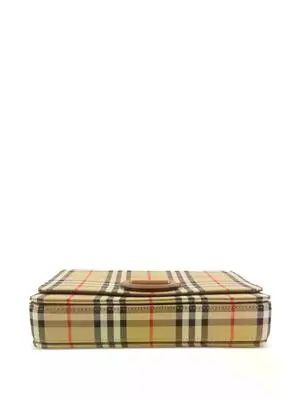 Burberry Check D-ring Shoulder Bag