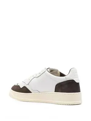 AUTRY Medalist Panelled Leather Sneakers - White