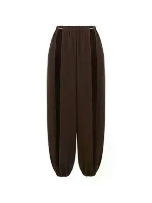 SEEN USERS Name Fontana Cut-out Track Pants - Brown