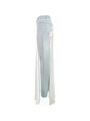SEEN USERS Lace-trim Panelled Jeans