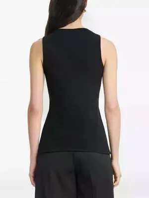Altuzarra Knit Sleeveless Top With Gold-tone Buttons