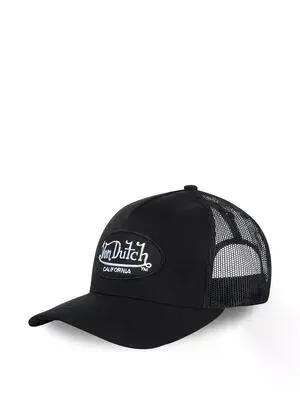 VON DUTCH Logo Patch Cap - Black