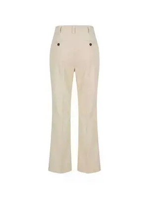 Brunello Cucinelli Beige Cotton Trousers