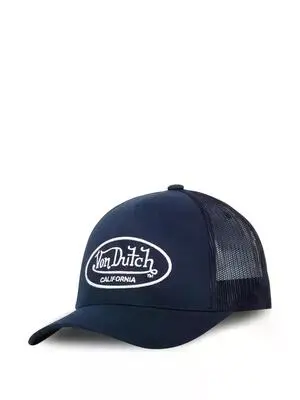 VON DUTCH Logo Patch Mesh Panel Cap - Blue