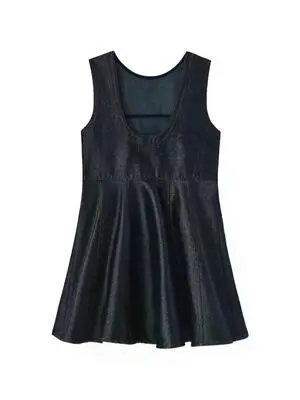 GANNI Panelled Denim Dress