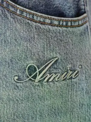 Amiri Drawstring Wide-leg Jeans