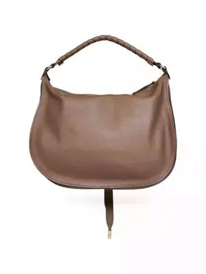 Chloé Marcie Leather Shoulder Bag - Brown