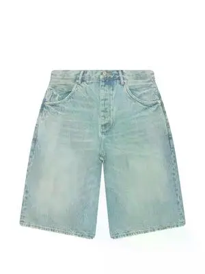 Purple Brand Button Detailed Shorts For Men