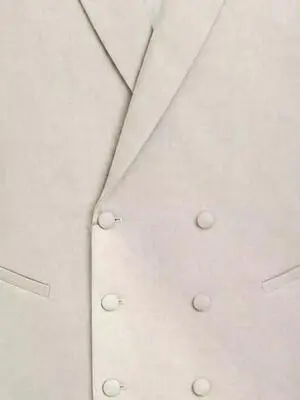 ETIEM TEXTIL S.L. Double-breasted Peak-lapel Waistcoat