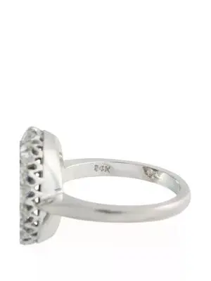 LB EXCLUSIVE 14k White Gold Sapphire And Diamond Ring