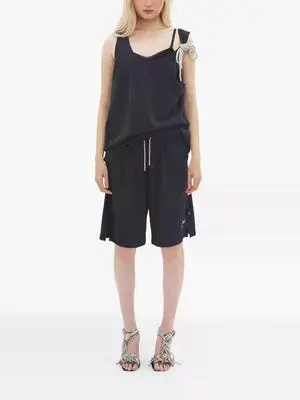 AREA Logo-embroidered Knee-length Shorts