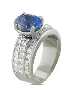 LB EXCLUSIVE Sapphire And Diamond Ring