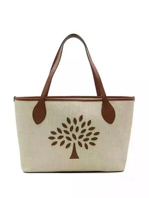 Mulberry Tree-motif Woven Tote Bag