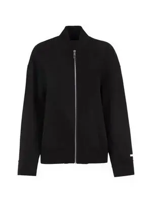 Sportmax Ribbed Virgin Wool Bomber Jacket
