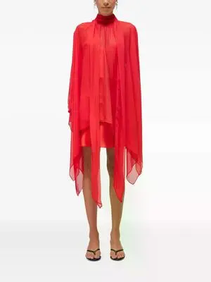 BLUGIRL Georgette Sheer Mini Dress