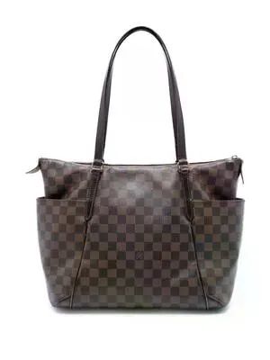 LOUIS VUITTON Damier Ebene Totally Mm Tote Bag - Brown