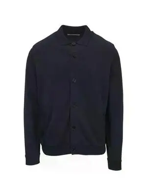 MAURIZIO BALDASSARI Ribbed-knit Button-up Jacket