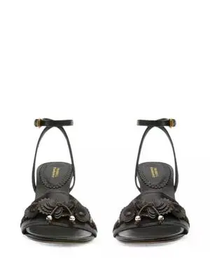 Isabel Marant Étoile Anerya Floral-appliqué Wedge Sandals