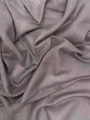 Brunello Cucinelli Metallic-thread Frayed Scarf