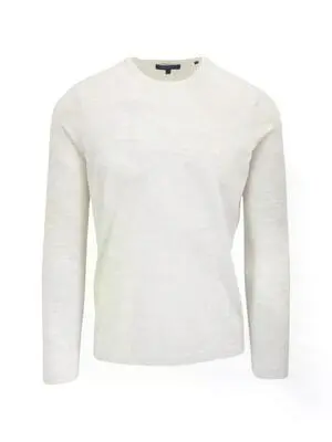 PATRICK ASSARAF Crew-neck Long-sleeve T-shirt - Grey