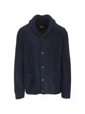 Faherty Brand Chunky Knit Shawl Collar Cardigan