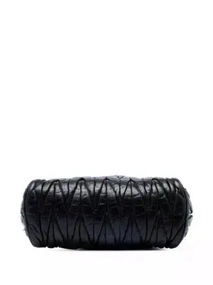 Miu Miu Matelassé Nappa Lux Charm Shoulder Bag