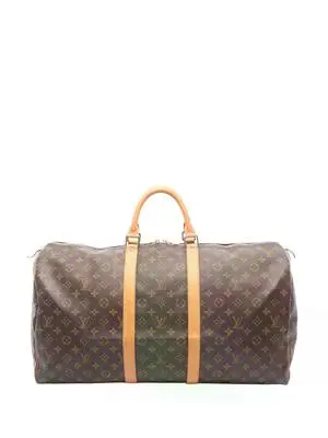 LOUIS VUITTON Monogram Keepall 55 Travel Bag