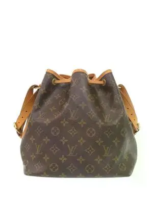 LOUIS VUITTON Monogram Petit Noe Bucket Bag