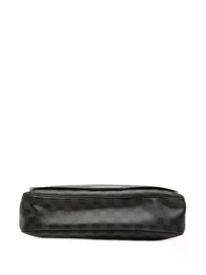 LOUIS VUITTON Damier Graphite Daniel Gm Messenger Bag - Black