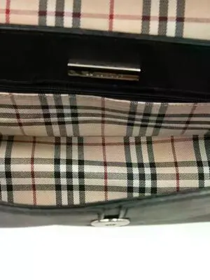 Burberry Leather Flap Shoulder Bag