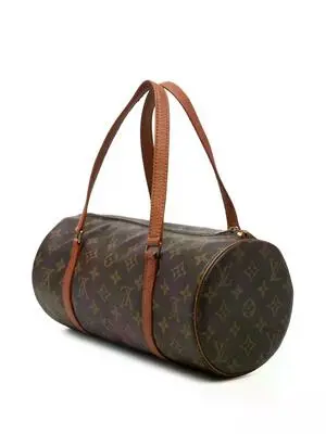 LOUIS VUITTON Monogram Papillon 30 Handbag - Brown