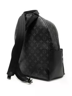 LOUIS VUITTON Monogram Taigarama Discovery Backpack - Black