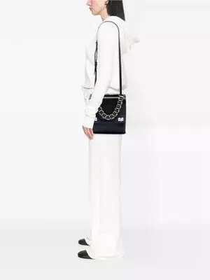 Prada Soft Calf Double Turnlock Satchel