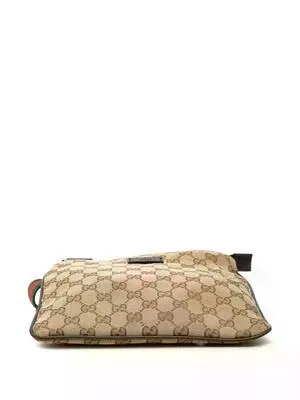 Gucci Gg Canvas Web Crossbody Bag