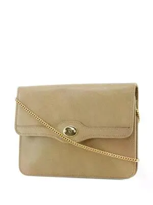 Dior Leather Chain Crossbody Bag - Neutrals