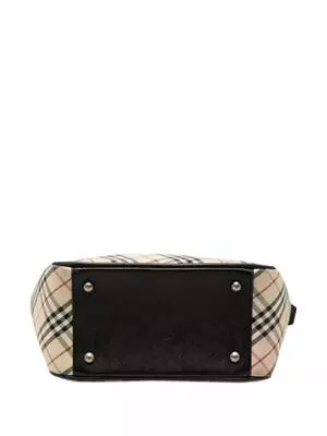 Burberry Nova Check Canvas Handbag