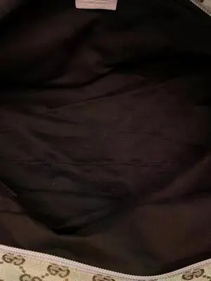 Gucci Gg Canvas Web Vertical Tote Bag