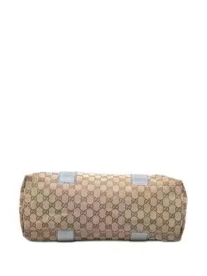 Gucci Gg Canvas Bamboo Libeccio Tote Bag