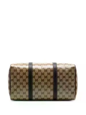 Gucci Medium Gg Crystal Joy Boston Bag - Neutrals